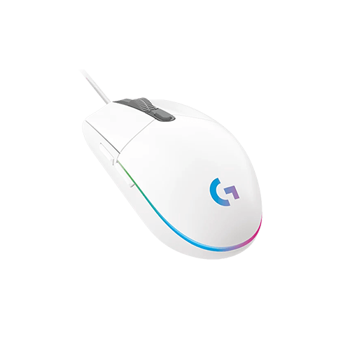 Logitech G203 Lightsync RGB Gaming Mouse (White) - Unicorn Computers